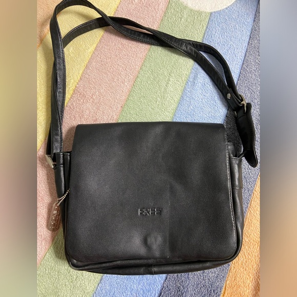 BREE | Bags | Bree Original Black Leather Shoulder Bag | Poshmark